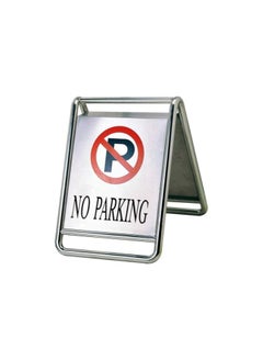 VINSTAR Stainless Steel Car No Parking Sign Board, No Parking Stand ...