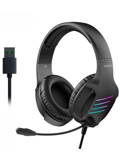 Langsdom G7 Gaming Headset USB 7.1 Surround Sound -RGB Colorful light ...