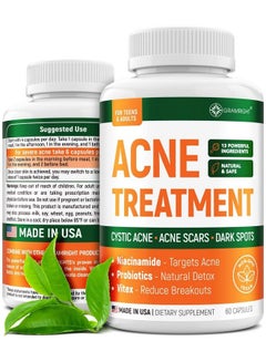 GRAMRIGHT Acne Pills For Teens & Adults Made In Usa Perfect Skin ...
