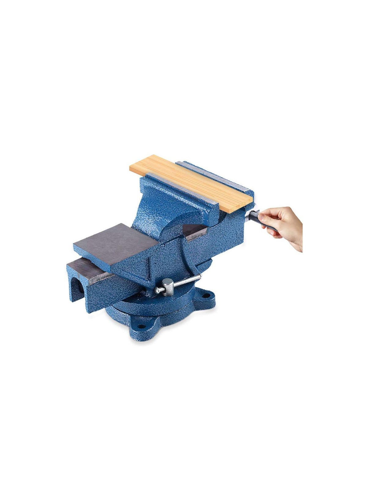 GGOOT Heavy Duty Table Vice, 5 Inch Engineers Vice Swivel Base Workshop ...