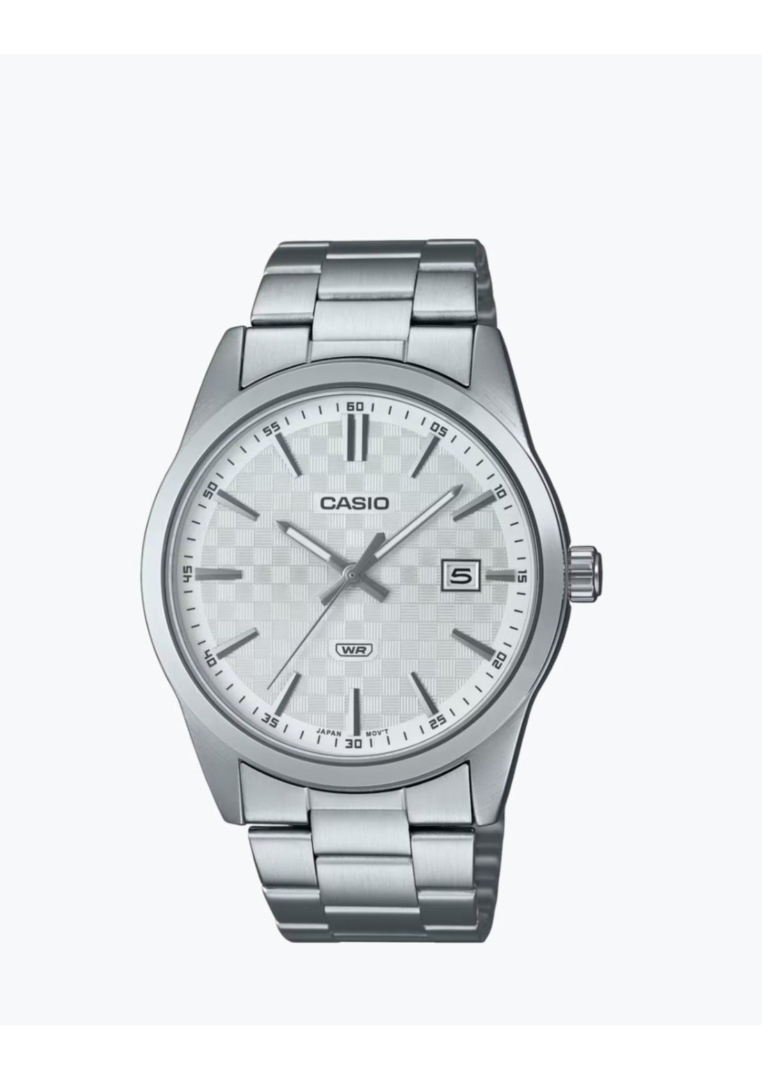 CASIO Casio Watch for Men - Analog, Date Display, White Dial, and ...
