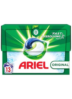 Ariel Ariel All in One Original 13 Pods, Fast Dissolving Sachets ...