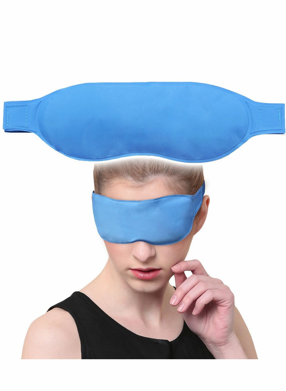 Y&D Cooling Eyes Mask Ice Packs Reusable Soothing Gel Hot Cold Therapy ...
