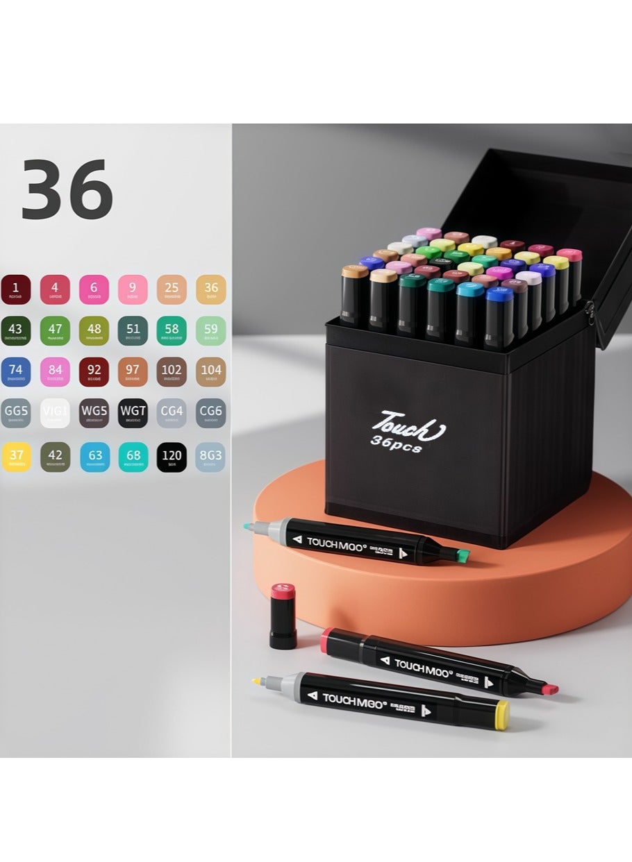 Touch 36 color marker pen set Oil-based double-headed watercolor pen ...