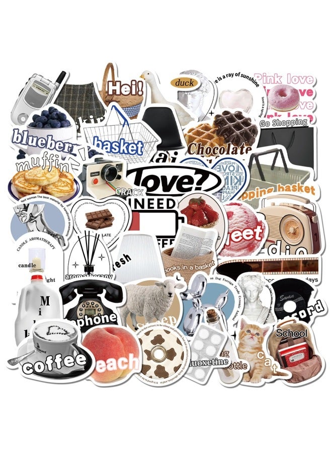 Generic Advanced Simple Cute Graffiti Stickers Mobile Phone Helmet ...