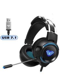 تسوق AULA وAula G91 Gaming Headset – USB 7.1 Surrounded Sound – RGB ...