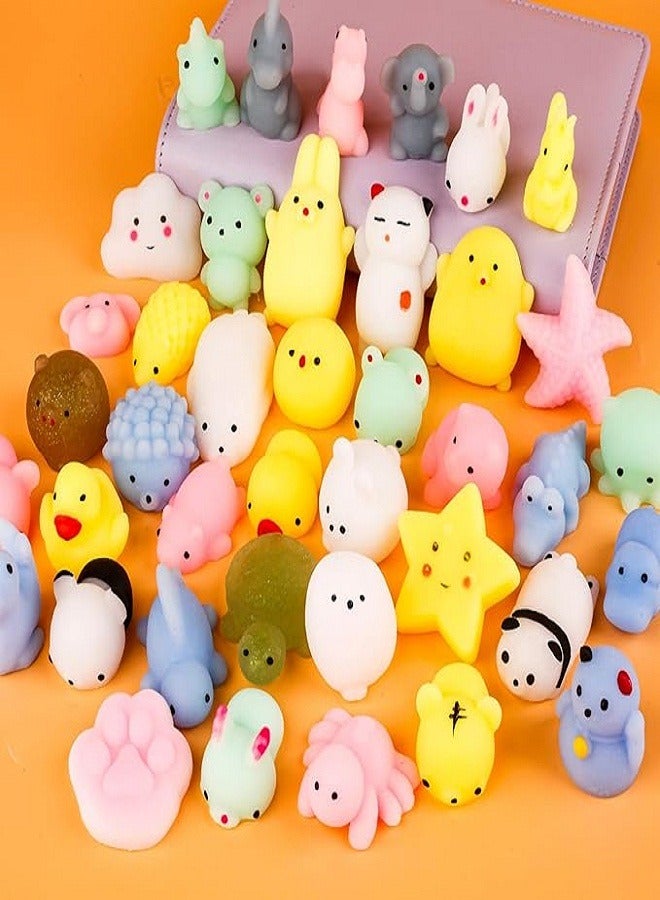 Mochi 40 Pcs Squishy Toy Kit, Mochi Toy Stress Reliever Anxiety Toys ...