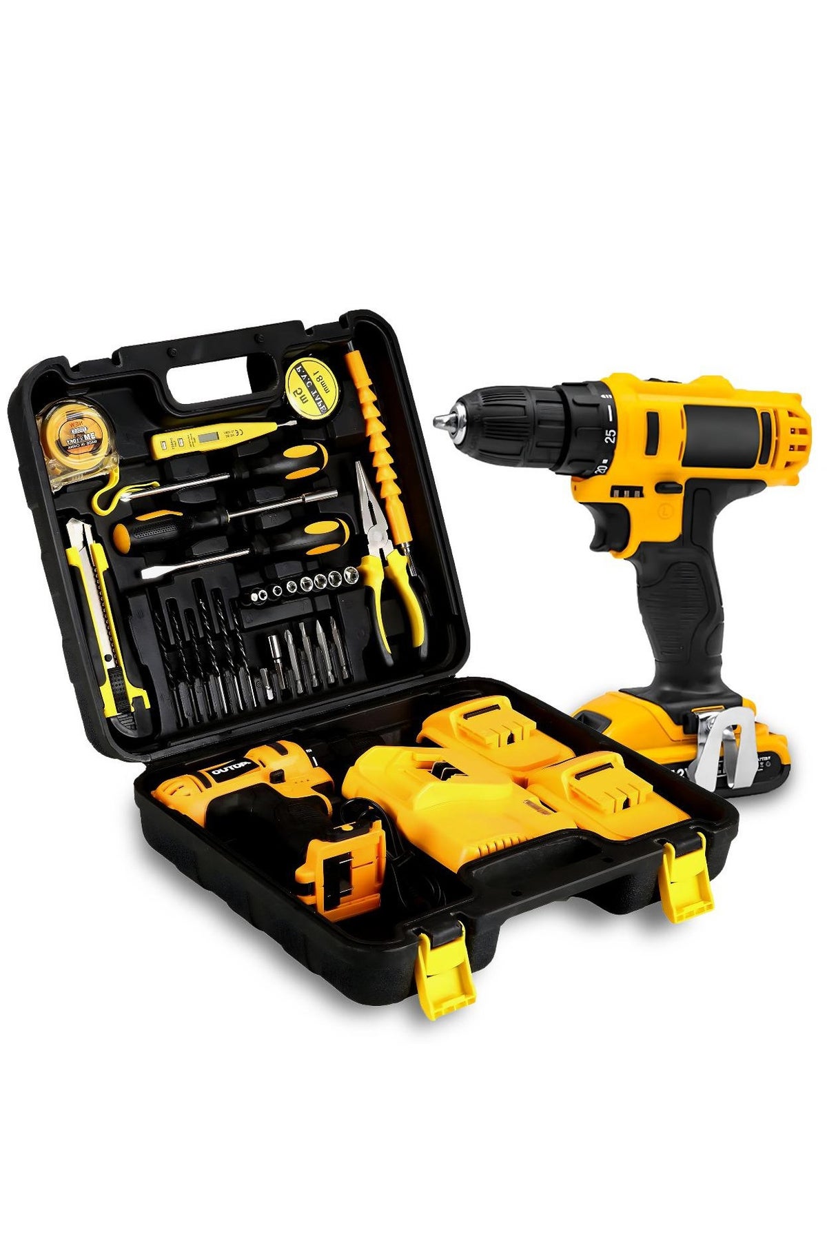 Kutra Professional Tool Set with Tool Box, Portably Handyman Tool Kit ...