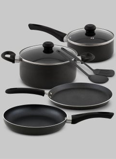 DELICI 8 Pcs Nonstick Cookware Set with 10X Tougher Coating, Quick Heat ...