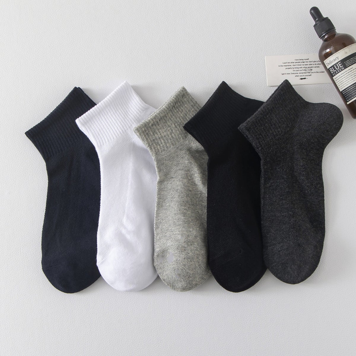 Generic 10 Pairs Of Socks, Men'S Socks, Sweat-Absorbent All-Season Men ...