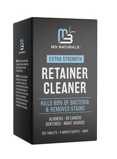 M3 Naturals M3 Naturals Retainer Cleanser Tablets Invisalign Cleaner ...