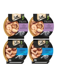 Sheba Sheba Chicken Fillet Wet Cat Food with Sustainable Tuna, Cat Food ...