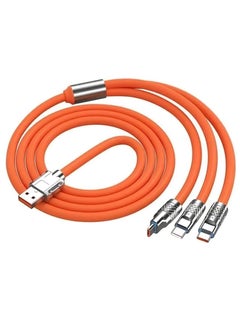 MXM Multi Charging Mobile (3in1) Cable, 120W, 6A, Type C, Micro USB ...