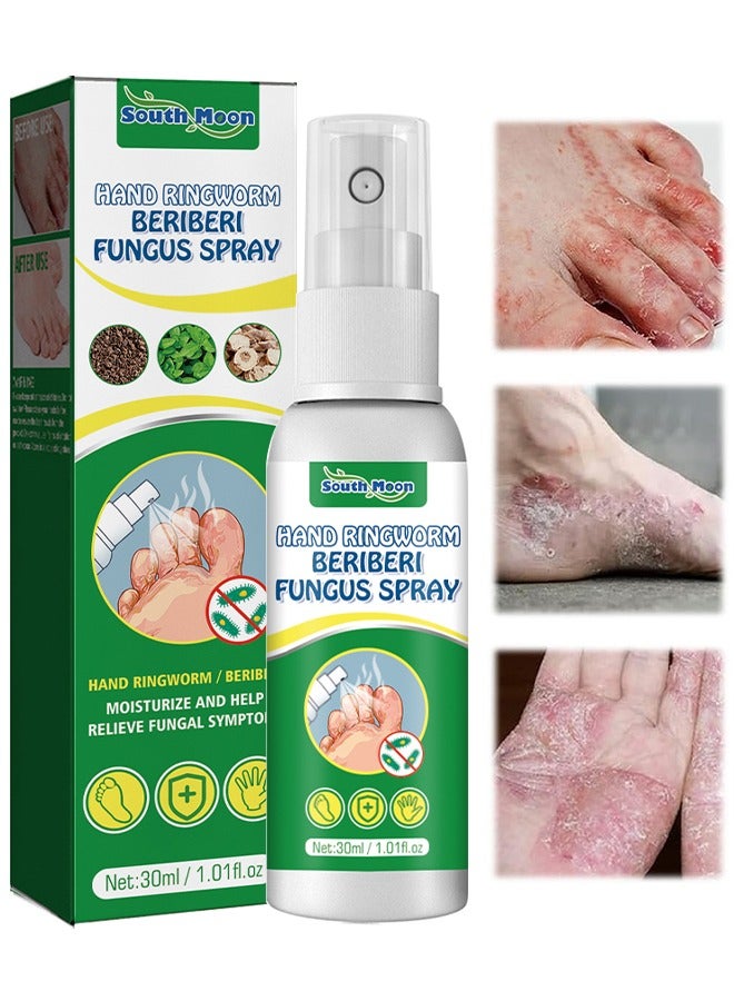 SOUTH MOON Hand Ringworm BeriBeri Fungus Spray, Anti-Fungi Treatment ...
