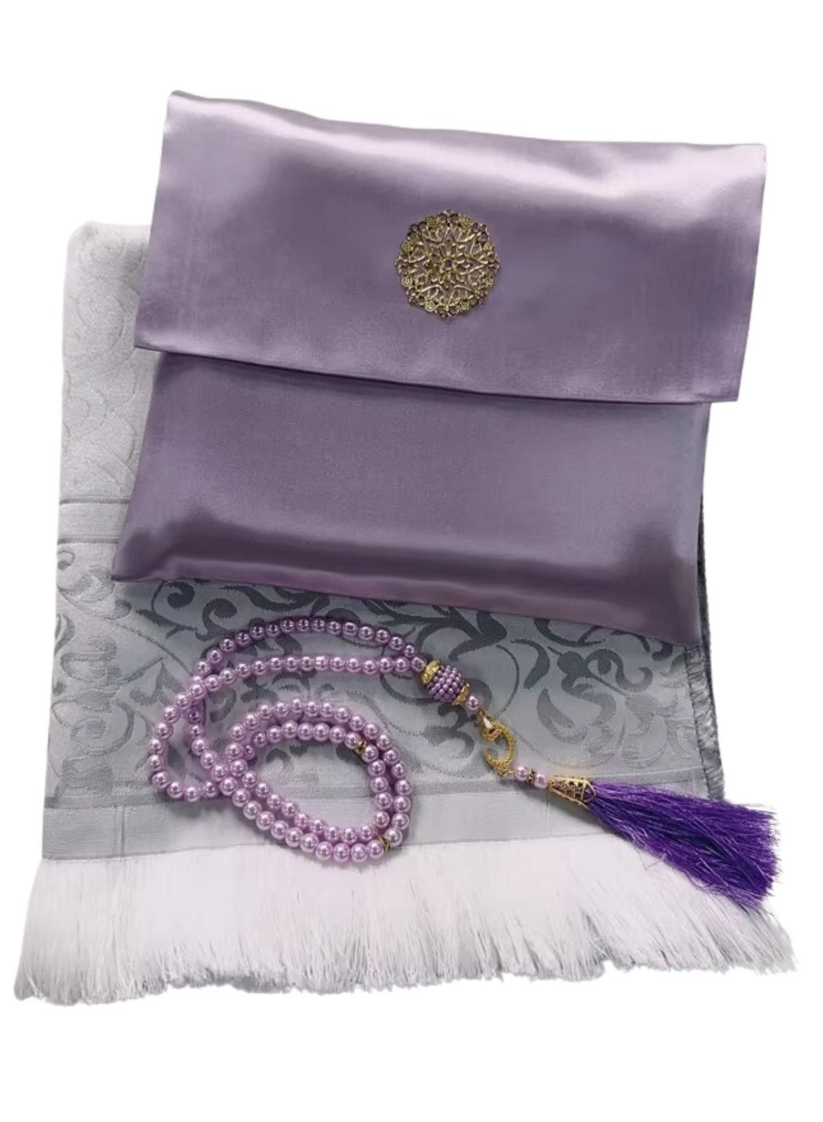 Home Smart Home Smart Prayer Mat with Prayer Beads and Storage Pouch ...