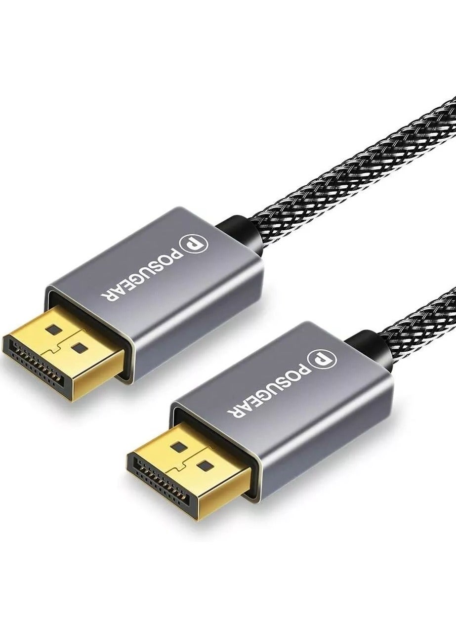 POSUGEAR DisplayPort Cable (2 Meter) , Supports Ultra 4K@60Hz Video and ...