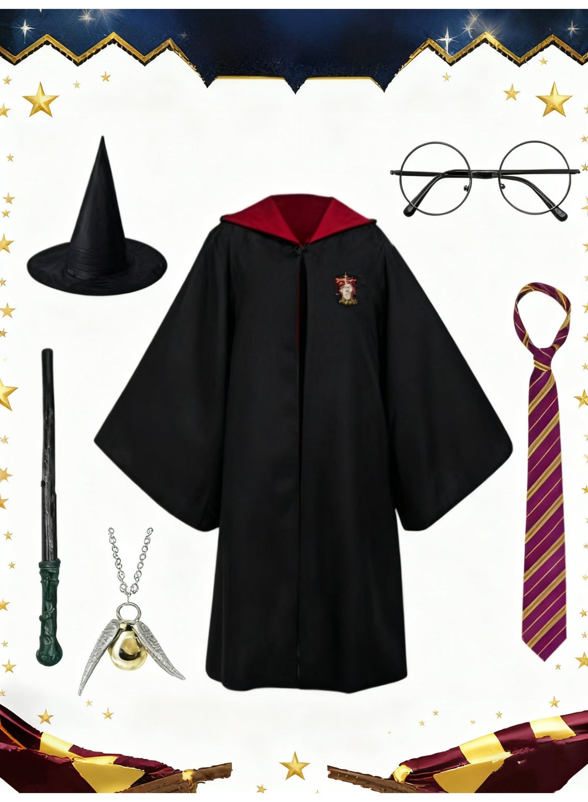 Generic Roleplay Costume Set, Magical World Attire for Children and ...