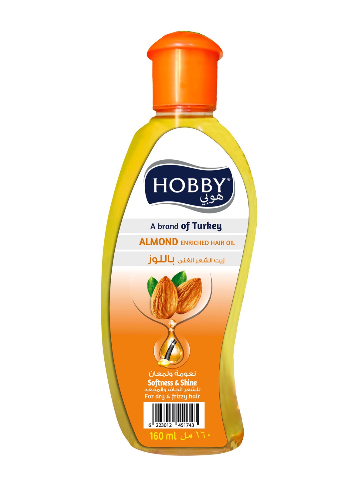 Hobby Turkey Almond Hair Oil 160 ML | Best Price Egypt | Cairo, Giza