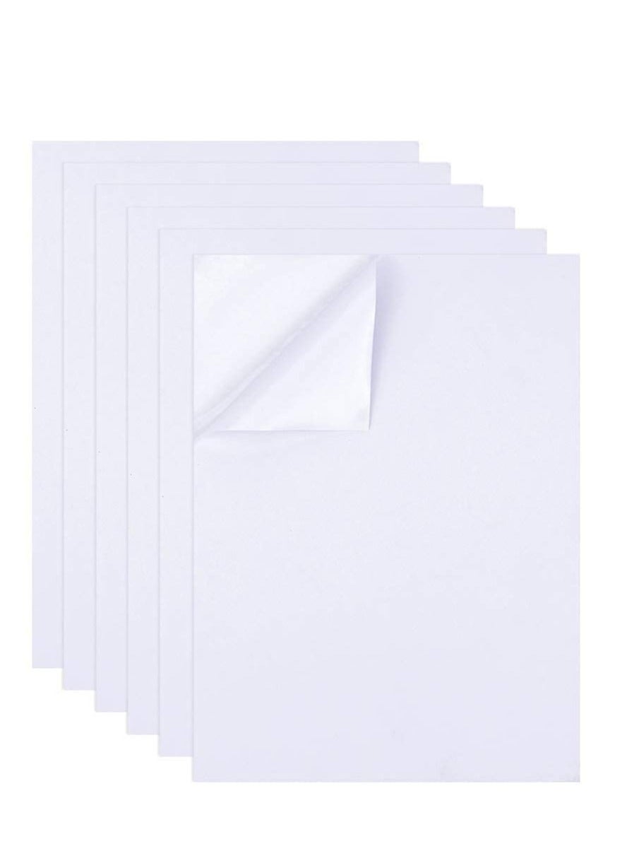 Generic A4 Size Double Sided Tape Sheets 10PCS , Clear Strong Sticky Tape, Tap Sheet for Arts ...