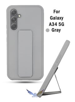 BORTONY Samsung A34 5G Case with Magnetic Car Mount Kickstand Holder ...