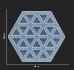 Hobizubi Hexagon Coaster Resin Epoxy and Concrete Mold - Code: 193 KSA ...