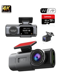 Viden Dash Camera 4K Ultra-high Definition Dual-lens Driving Recorder ...