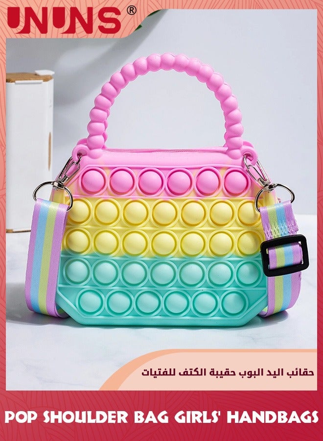 UNUNS Pop Purse Bag Fidget Toys,Girls Sensory Pop Handbags,Push Bubble ...