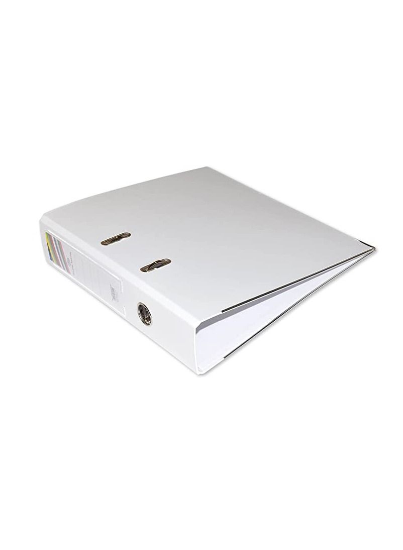 FIS FIS Pack of 24 Pieces PP Lever Arch Box File White | Best Price UAE ...