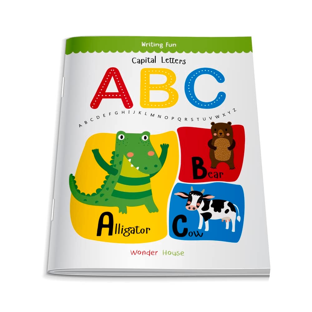 Capital Letters ABC – Write and Practice Book for Kids: Learn to Trace ...
