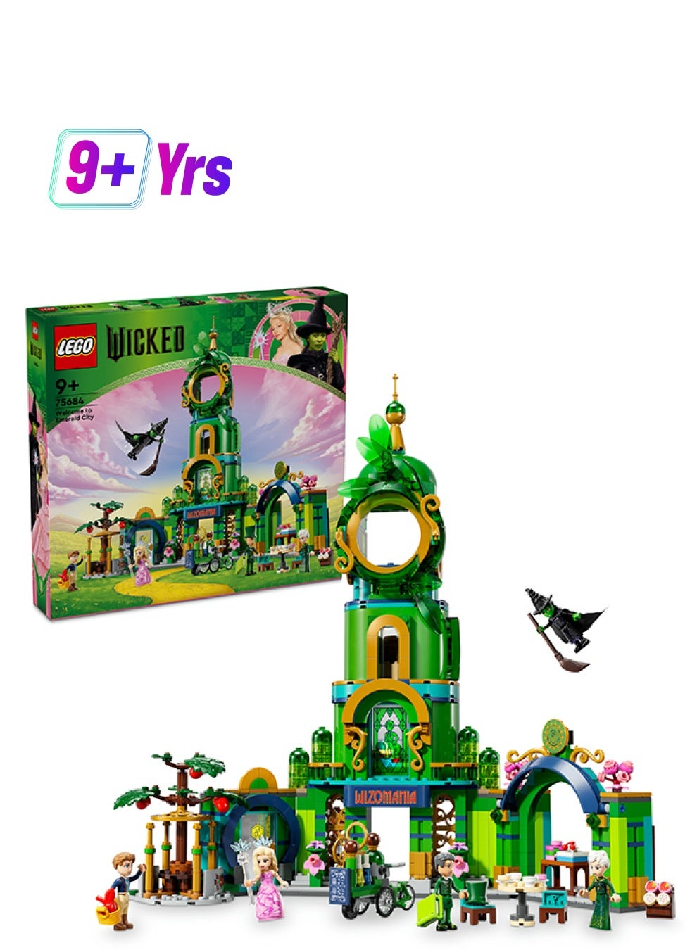 LEGO Wicked Welcome To Emerald City Set, Building Toy With Tower Model ...