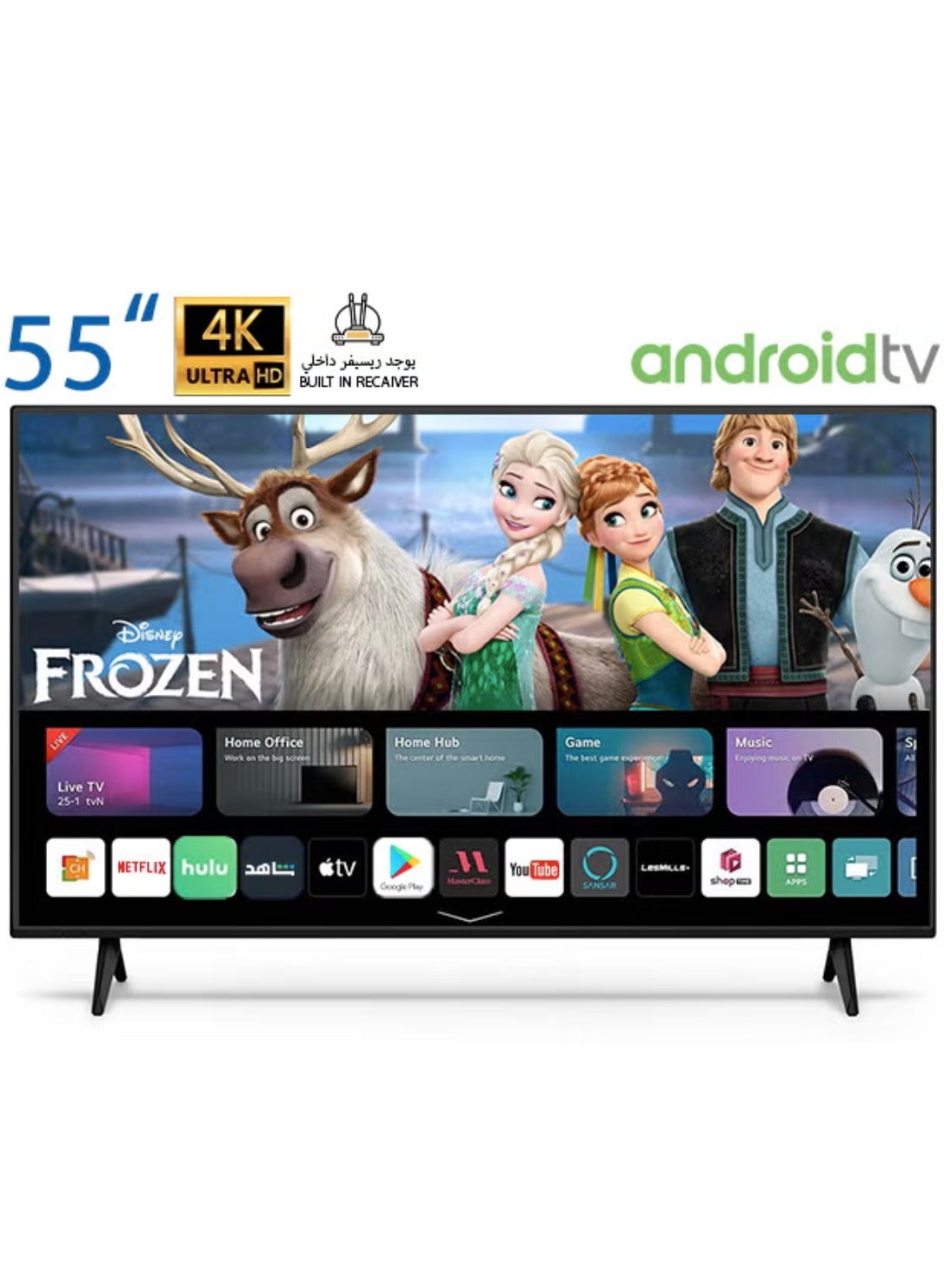 Generic 55-Inch Ultra HD 4K Smart Android Television with Wallmount ...