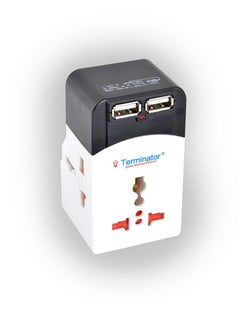 Terminator Terminator Multi Plug With Fitted 10A Fuse 3 Pin Flat Plug 3 ...