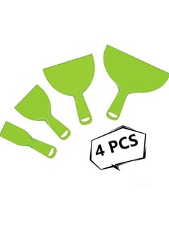 Generic 4 Pcs Putty Knife Set Flexible Plastic Paint Scraper Tool for ...