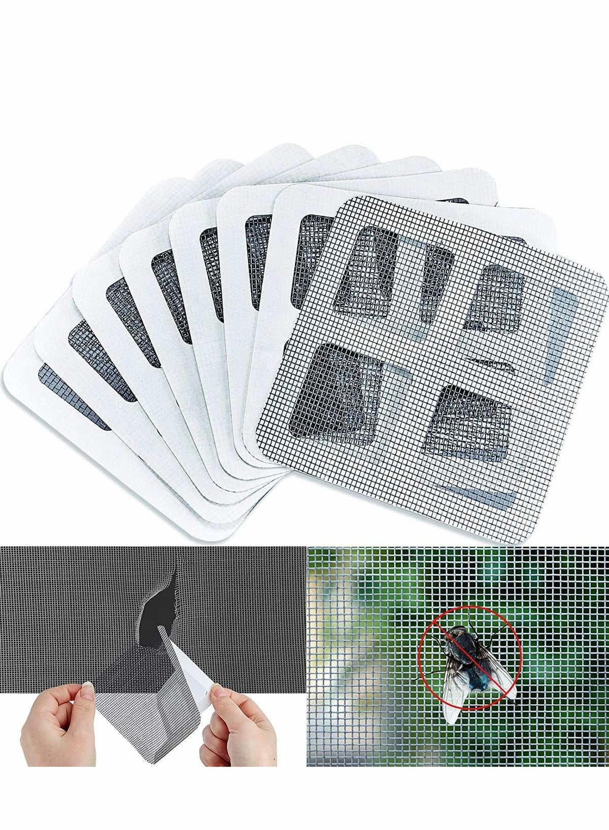 Generic 50 PCS Door and Window Screen Repair Kit Mesh Screen Repair ...
