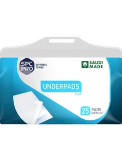 SPC SPC PRO Sanitary Underpads, Blue, 60x90 CM, Pack of 25 Pads - Say ...