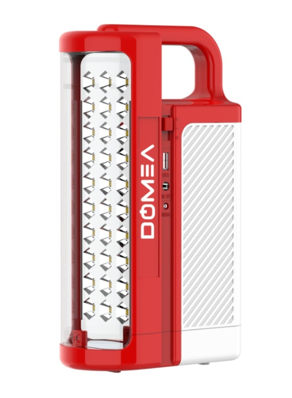 DOMEA Rechargeable LED Emergency Light With 2 Light Mode, 700 Lumen Brightness, 4000mAh Battery ...