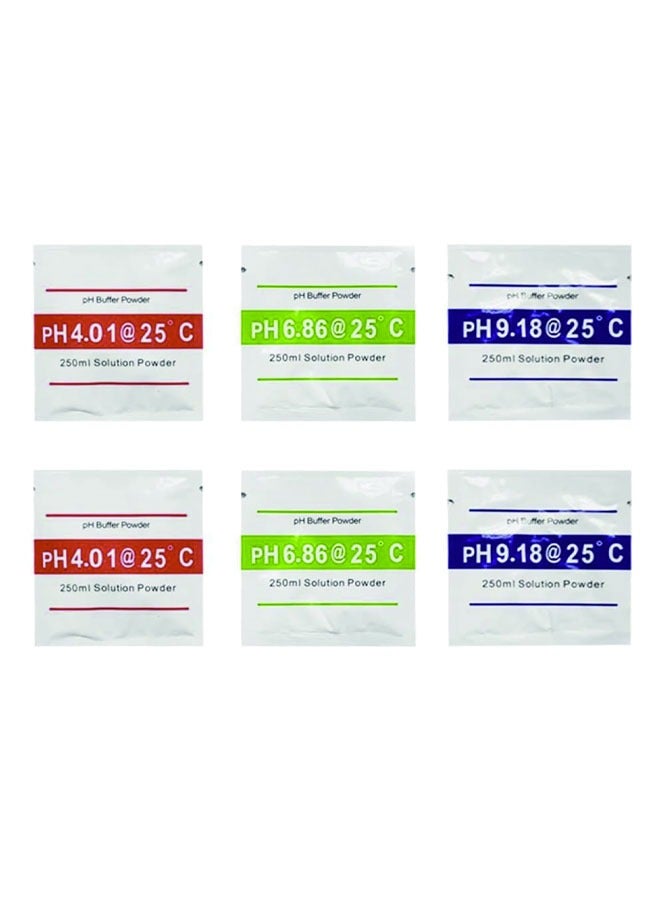 Generic 6 Pack pH Meter Buffer Solution Powder for Precisely Calibrate ...