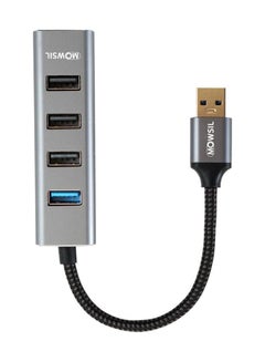 MOWSIL USB Hub 3.0, 4 Port Data USB Hub Extension USB Splitter for ...
