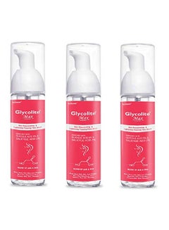 Glycolite Max Foaming Skin Lightening Face Wash 60ml | Pack of 3 ...