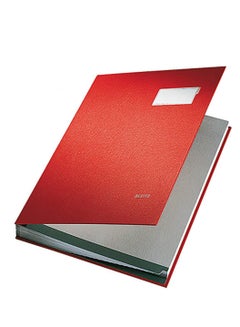 LEITZ Expandable A4 Signature Book with 20 Card Dividers Red UAE ...