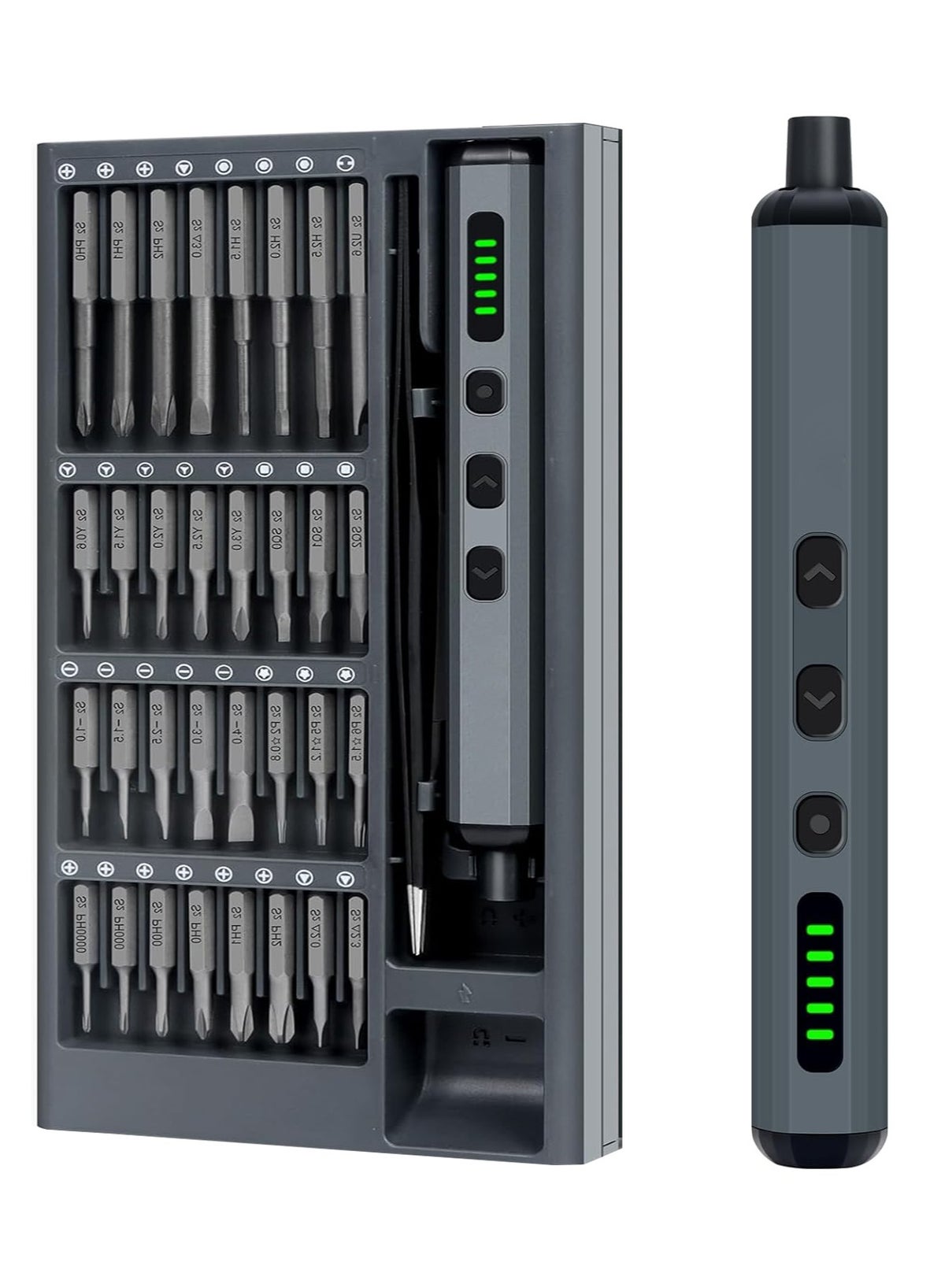 Generic Electric Screwdriver Set, 68 in 1 Electric Screwdriver Kit, 2 Torque Settings, Pop-Up ...