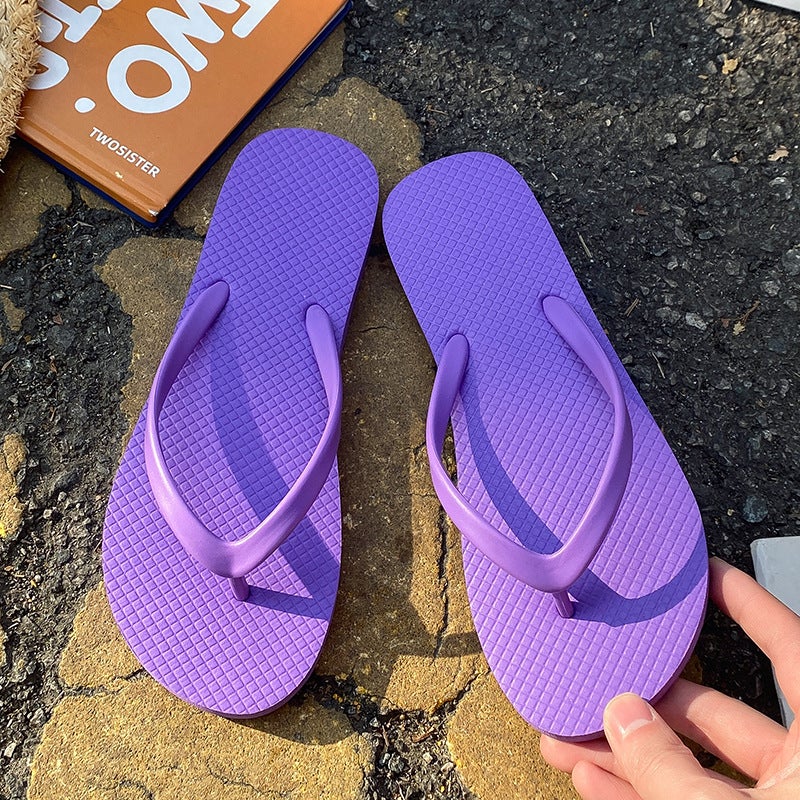 Generic 2025 Colorful Flip-Flops New Bath Non-Slip Clip Feet Summer ...