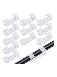 SYOSI Self-Adhesive Cable Clips, Cable Organizer for 6-8 MM cable, Wire ...