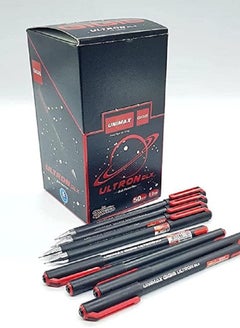 UNIMAX Unimax Gigis Ultron Smooth Ball pen 1.0MM Red 1x50 Pieces | Best ...