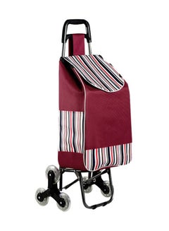 XiuWoo Large Lightweight Utility Folding Trolley Shopping Cart With 6 ...