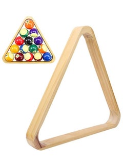 Generic Wooden Billiard Ball Rack, Snooker Balls 15-Ball Triangle Rack ...