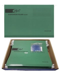 elfen 50-Piece Foolscap Size Hanging File Dull Green Colour UAE | Dubai ...