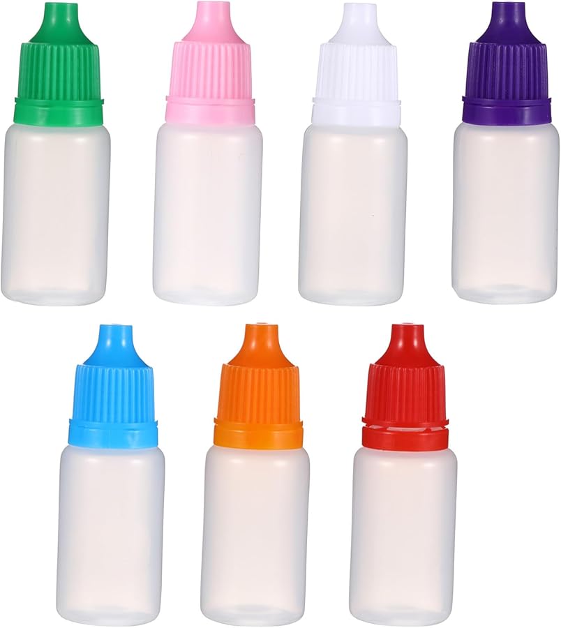 Generic 50Pcs 10ml Refillable Plastic Dropper Bottles Travel Laboratory ...