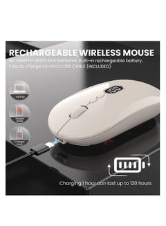 Generic Wireless Lightweight Mouse, Slim Portable Wireless Mice with ...