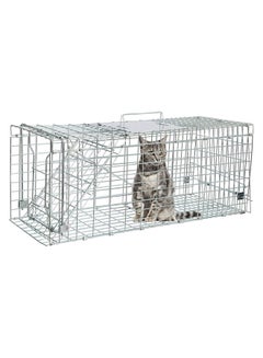 Generic Live Animal Cage Trap,Large 2-Doors Humane Catch and Release ...